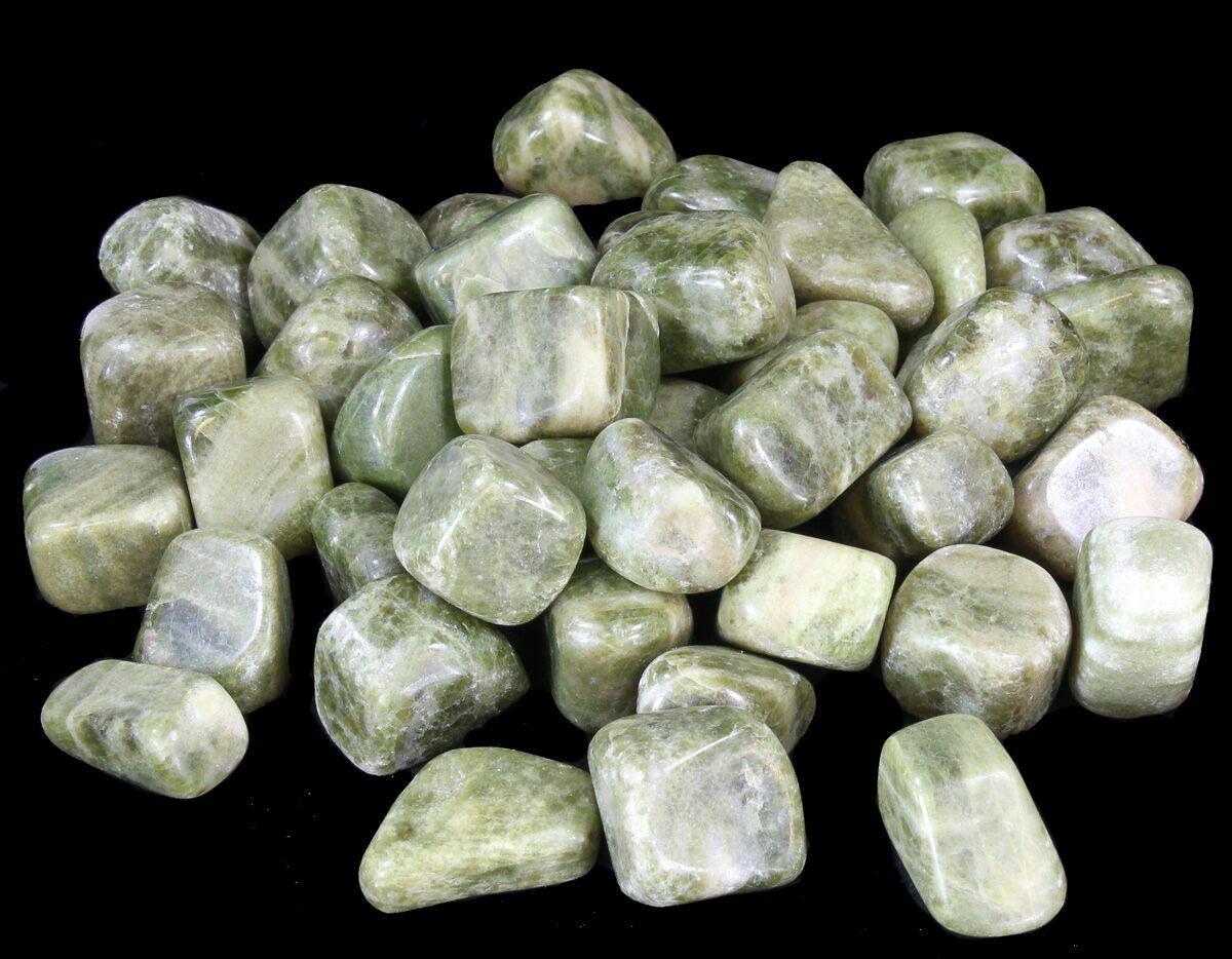 Bulk Polished Vesuvianite - 8oz. (~ 10pc.) For Sale - FossilEra.com