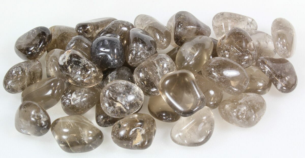 Bulk Polished Smoky Quartz - 8oz. (~ 10pc.) For Sale - FossilEra.com