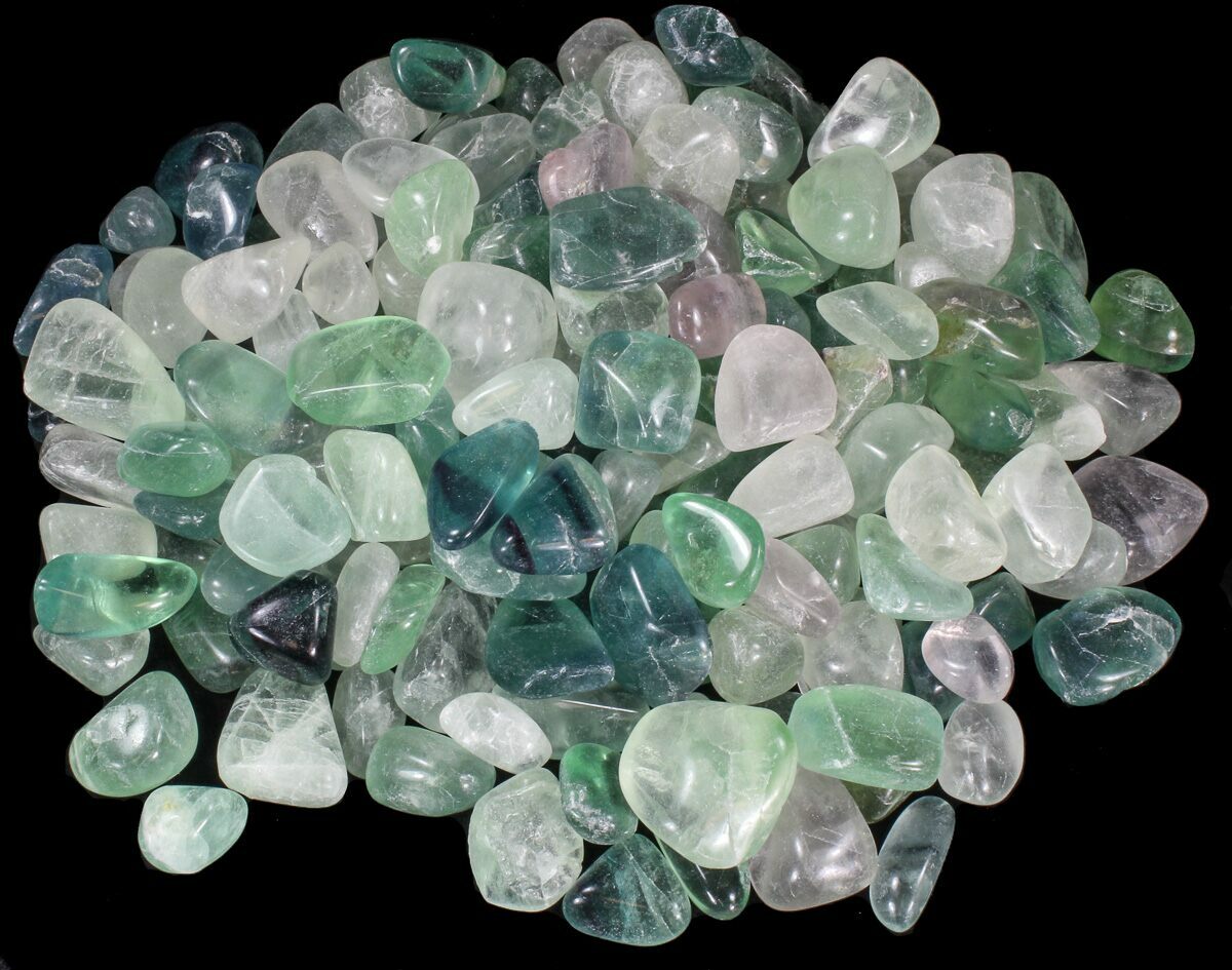 Bulk Polished Fluorite - 8oz. (~ 15pc.) For Sale - FossilEra.com