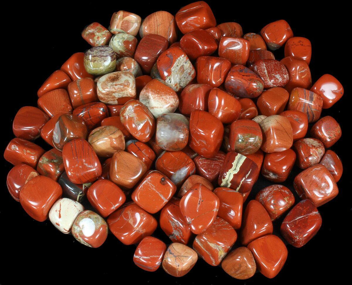 Bulk Polished Red Jasper - 8oz. (~ 10pc.) For Sale - FossilEra.com