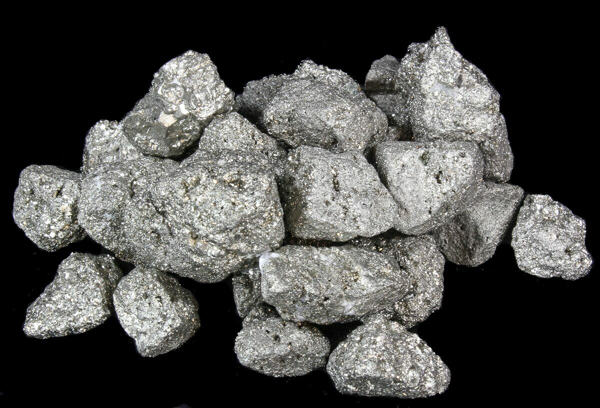 Bulk Pyrite (Fools Gold) - 8oz. (~ 8pc.) For Sale - FossilEra.com