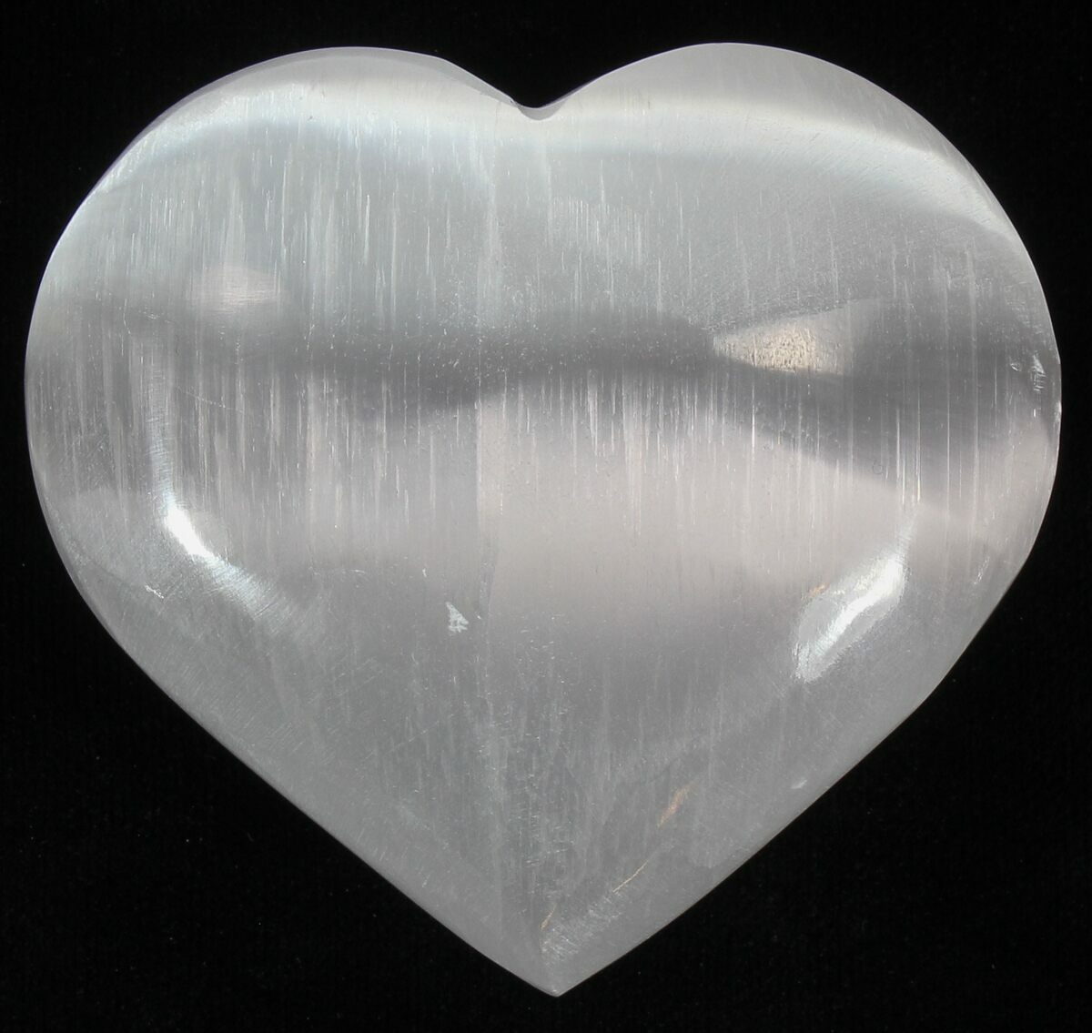 2 1/4" Polished Selenite Hearts - 1 Piece For Sale - FossilEra.com