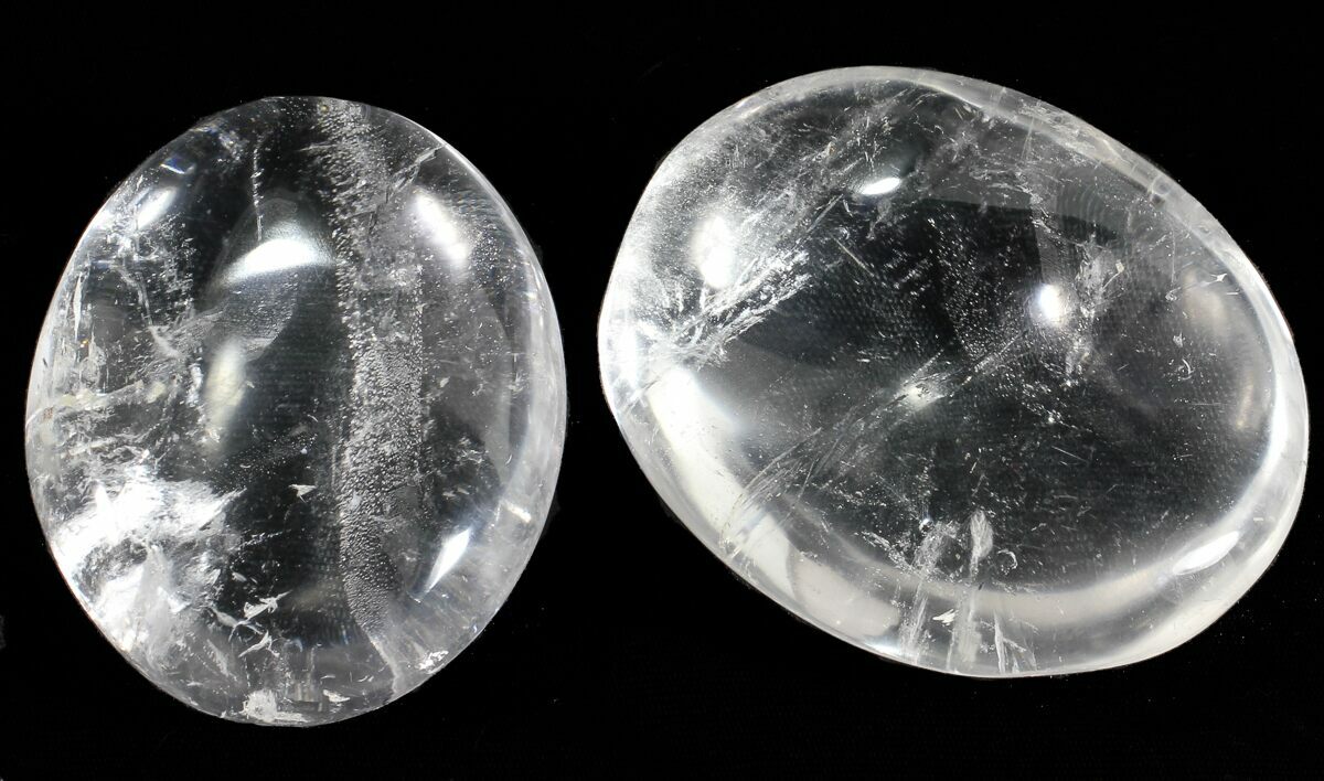 Bulk Polished Clear Quartz "Pebbles" - 10 Pack For Sale - FossilEra.com