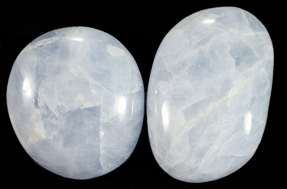 Bulk: Polished Blue Calcite "Pebble" - Single Stone For Sale ...