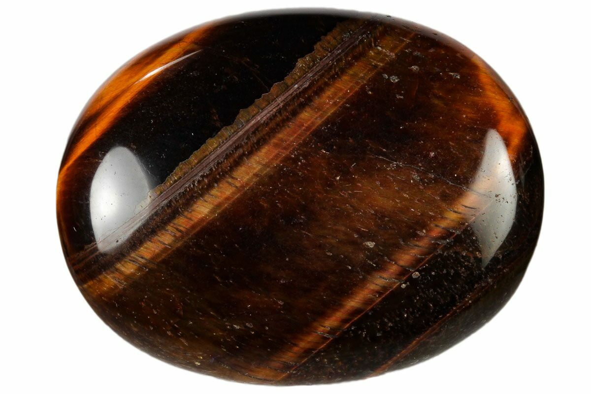 1.8" Polished Red Tiger's Eye Pocket Stone For Sale - FossilEra.com