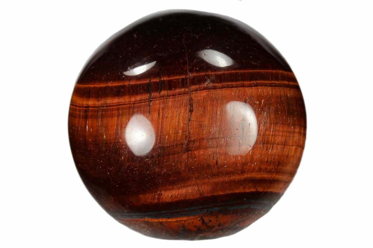 1.2" Polished Red Tiger's Eye Sphere For Sale - FossilEra.com