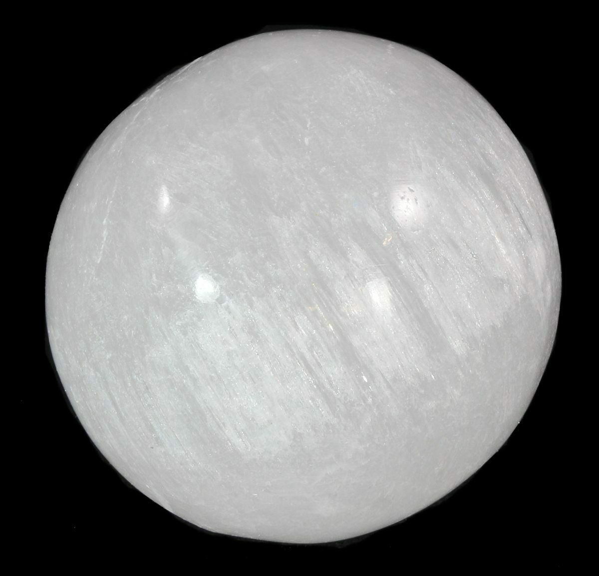 2 1/2" Polished "Selenite" (Satin Spar) Spheres For Sale - FossilEra.com