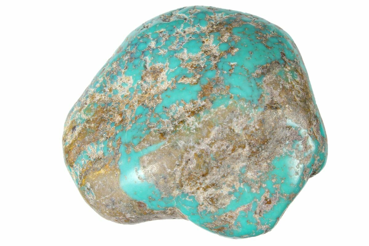 1" - 1.5" Tumbled Blue Turquoise For Sale - FossilEra.com