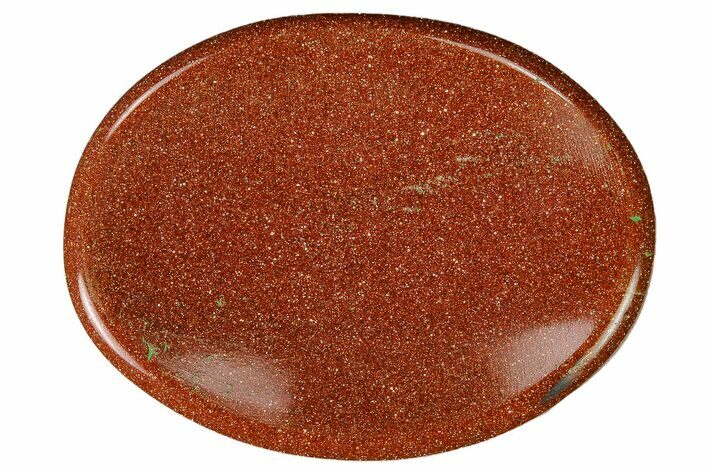 Gold Stone (Man Made) Worry Stones - 1.5" Size For Sale - FossilEra.com