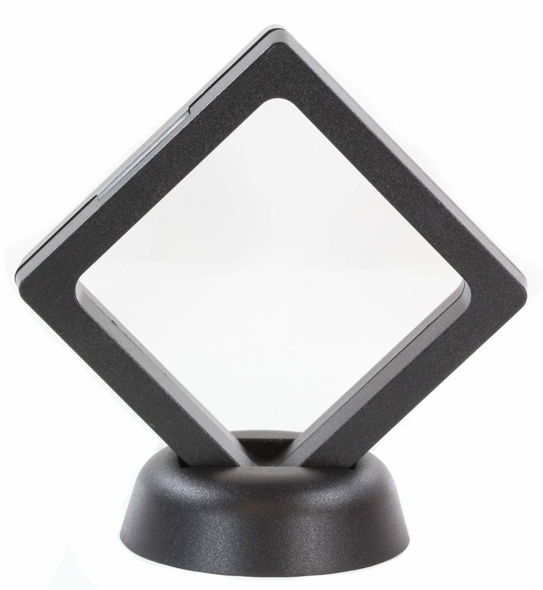 2.75" (Small) Floating Frame Display Cases With Stands - Black For Sale ...