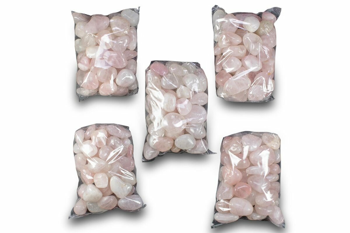 Tumbled Rose Quartz - 1 KG For Sale - FossilEra.com