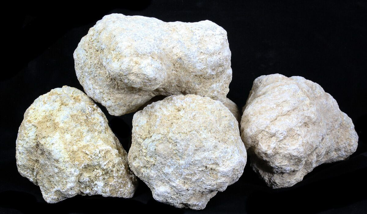 3-4" Unopened Quartz Geode From Morocco - 10 Pack For Sale - FossilEra.com