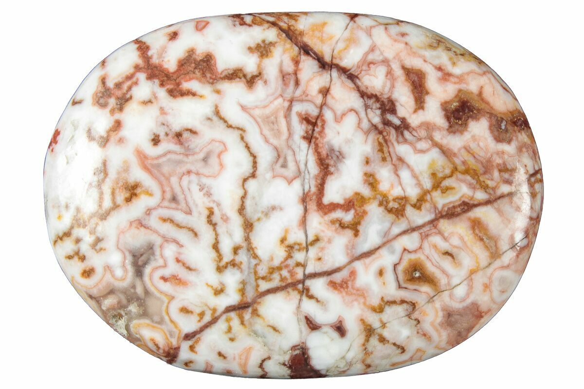 1.5" Polished Rosetta Jasper Worry Stones For Sale - FossilEra.com