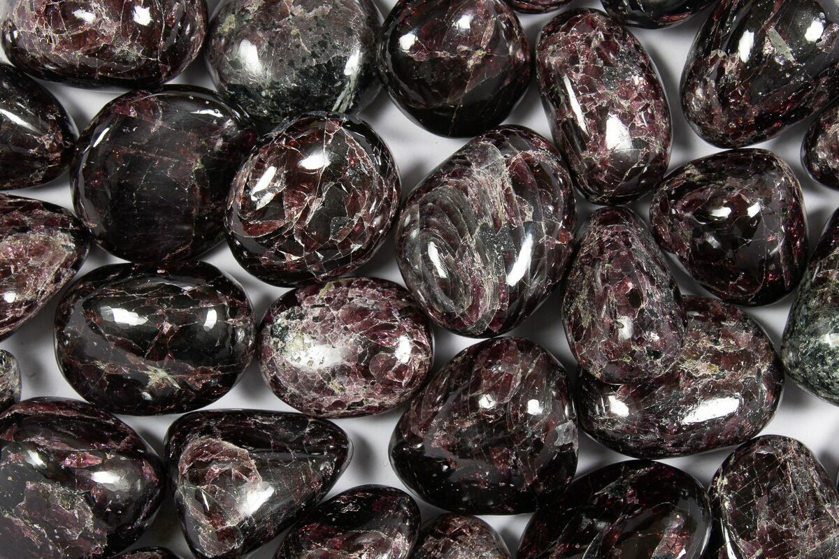 1 to 1 1/2" Wide Polished Rhodolite Garnet For Sale - FossilEra.com