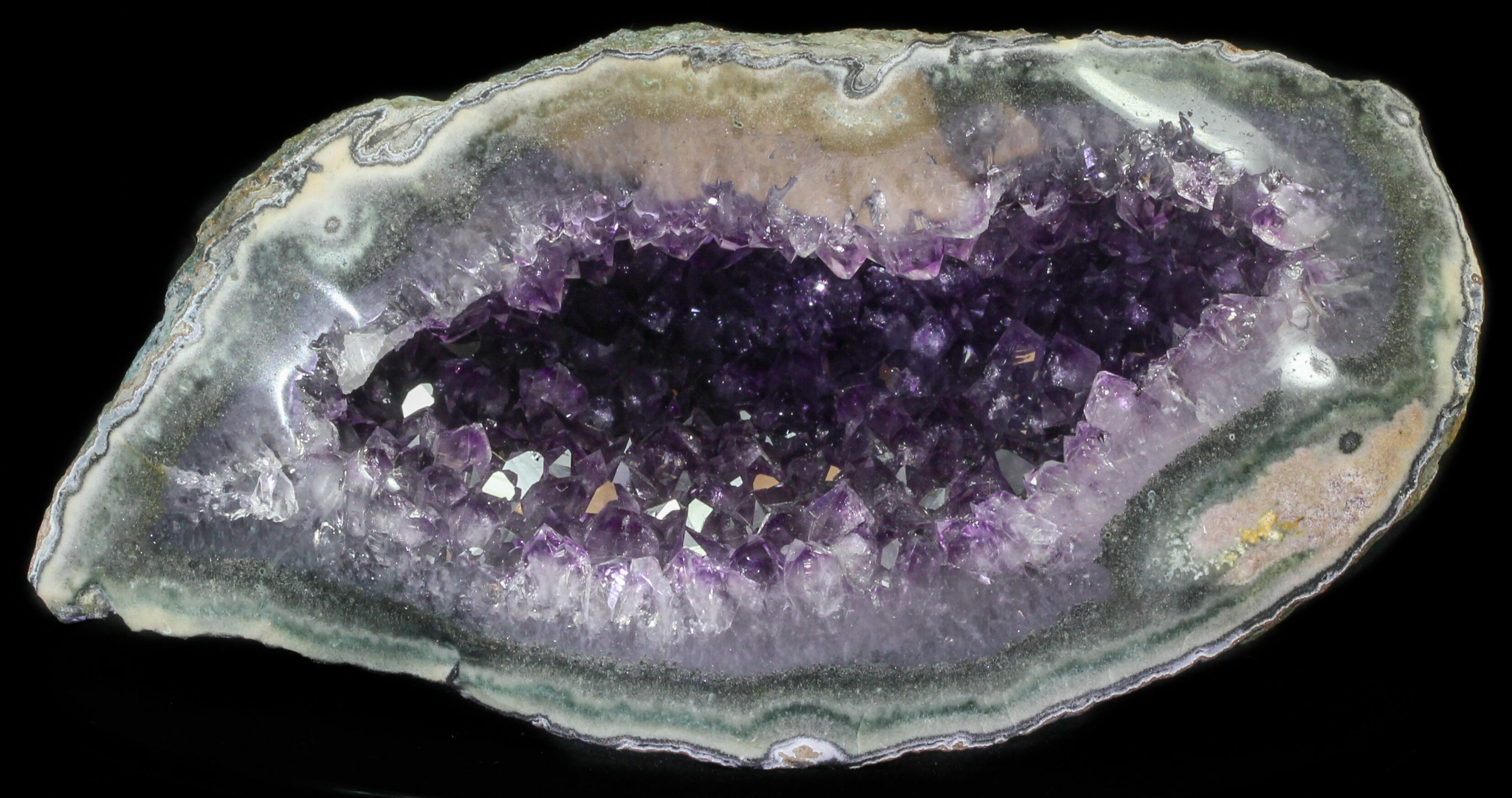 8" Gorgeous Amethyst Crystal Geode - Uruguay For Sale (#30904) - FossilEra.com
