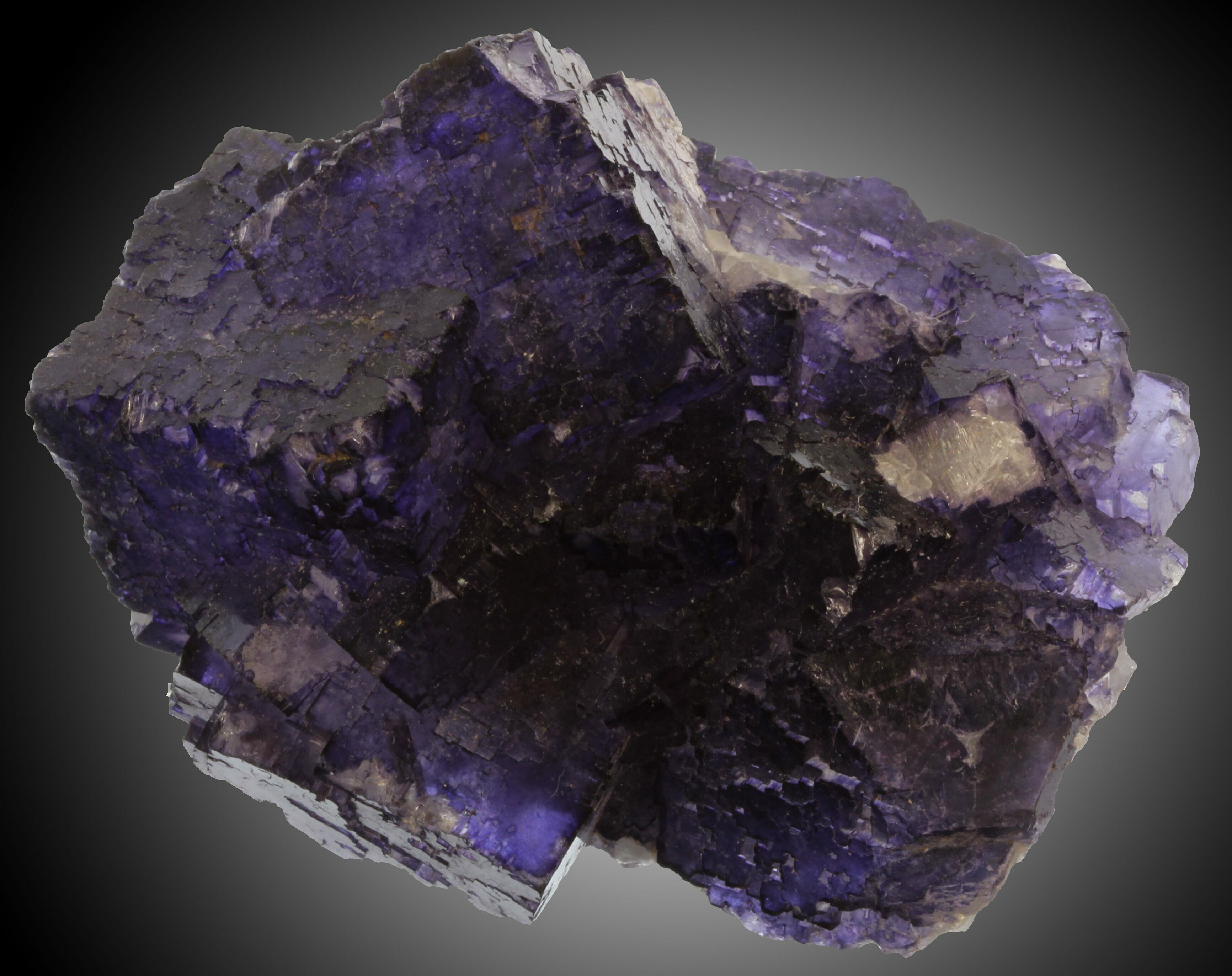 3" Deep Purple Fluorite Crystals - Múzquiz, Mexico For Sale (#30397 ...