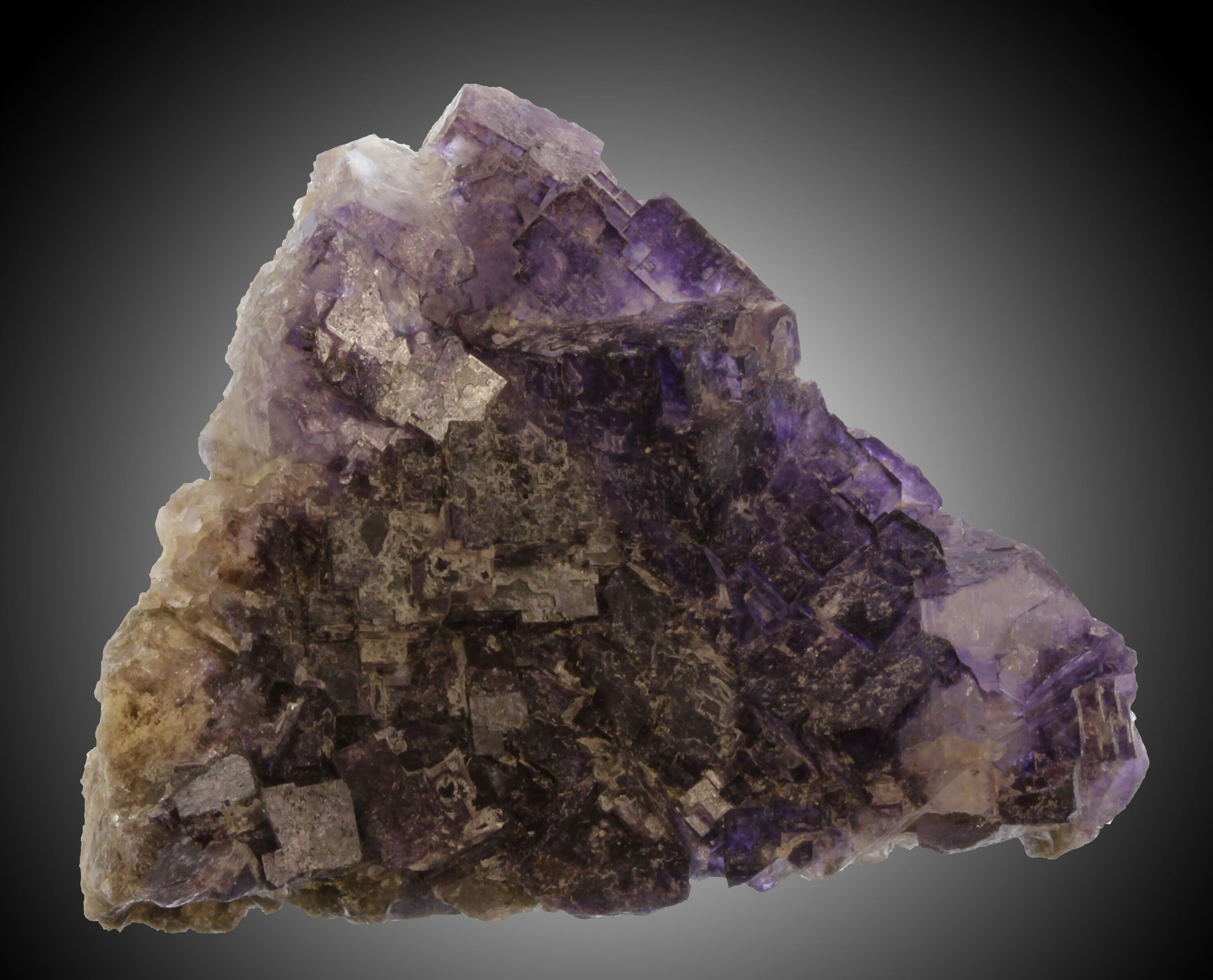 2.6" Deep Purple Fluorite Crystals - Múzquiz, Mexico For Sale (#30407 ...