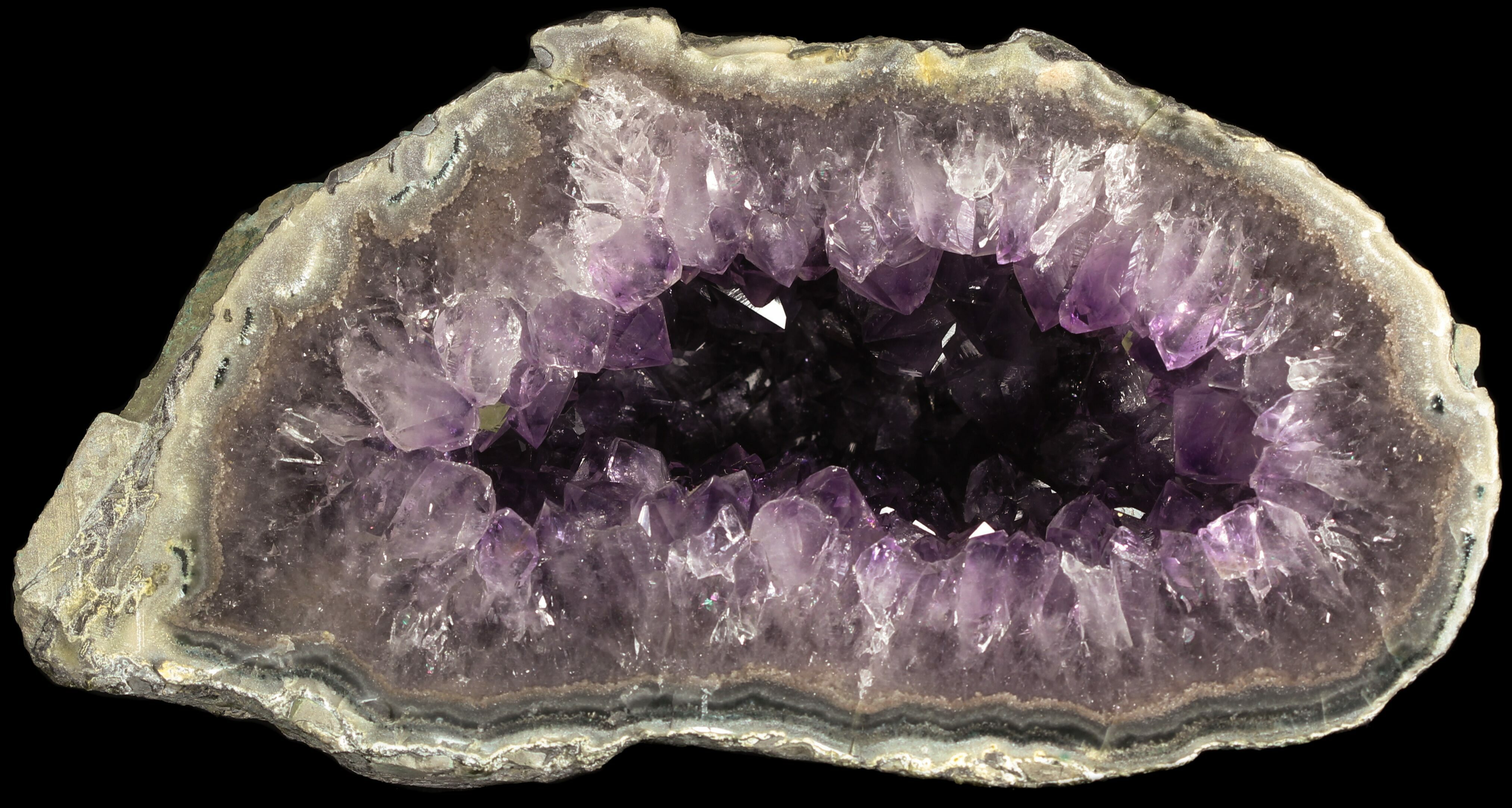 8.1" Purple Amethyst Geode - Uruguay For Sale (#31201) - FossilEra.com