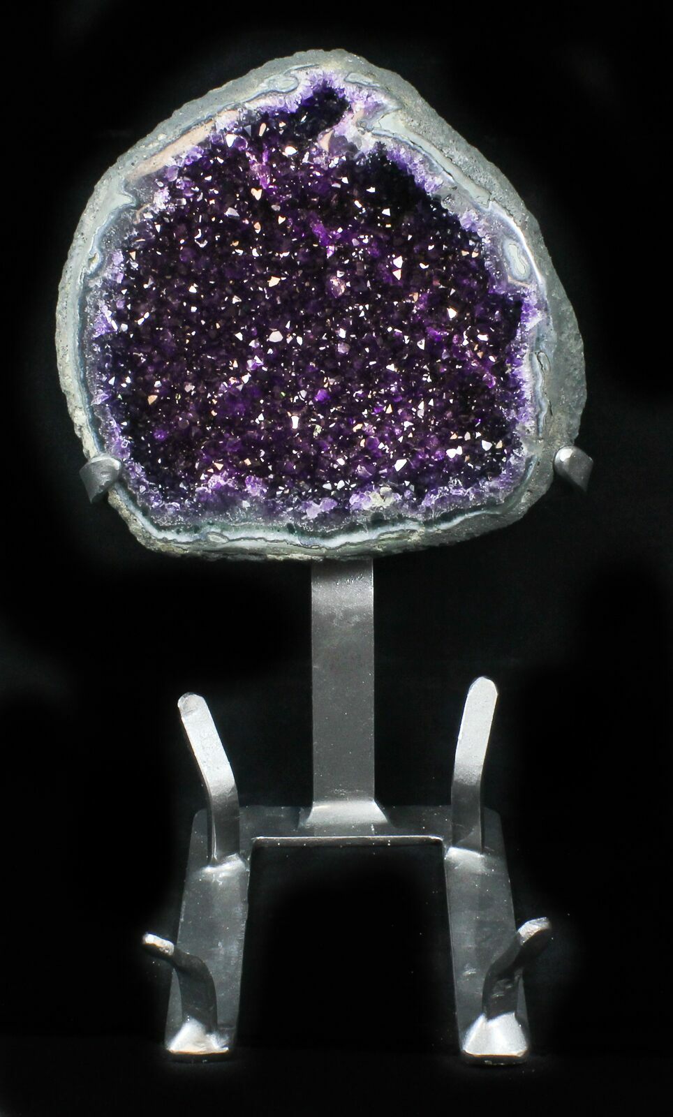 Amazing Amethyst Geode Display On Stand - Museum Piece For Sale (#31211 ...
