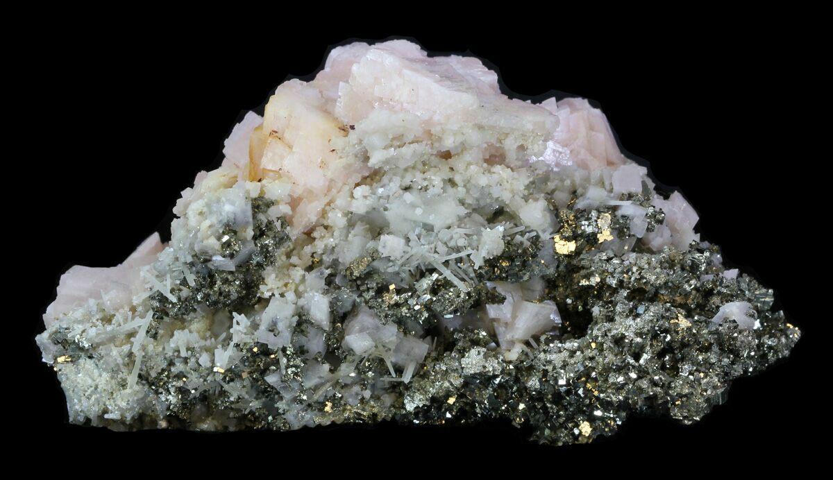 4.03" Dolomite & Pyrite Specimen - China For Sale (#32680) - FossilEra.com