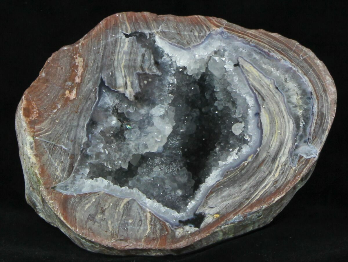 5.3" Crystal Filled Dugway Geode (Polished Half) For Sale (#33139 ...
