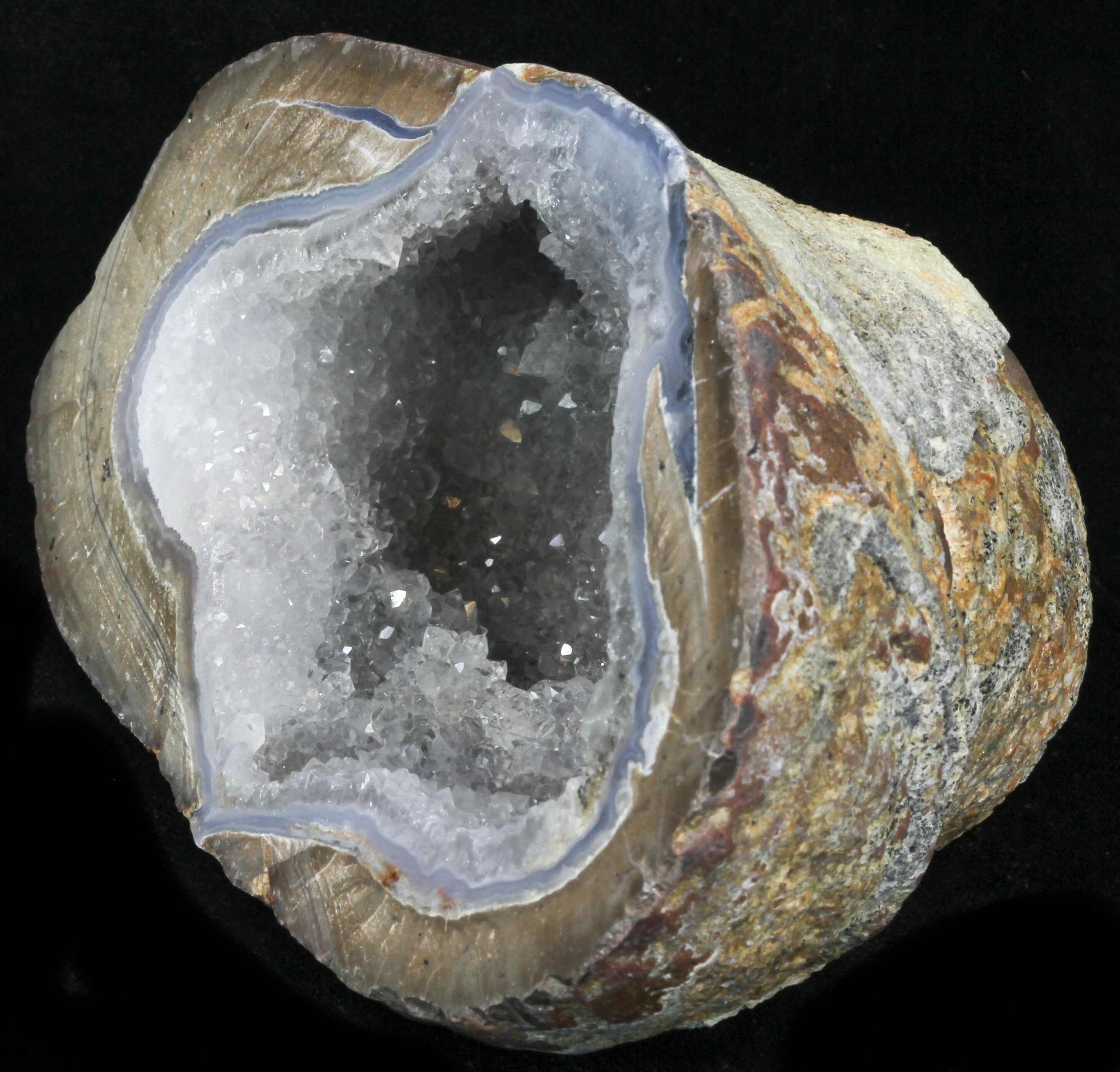 5" Crystal Filled Dugway Geode (Polished Half) For Sale (#33164 ...
