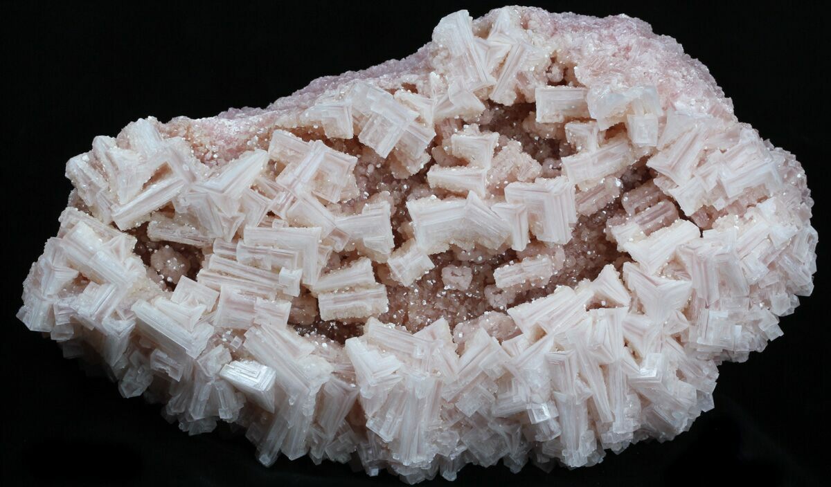 Huge 13.6" Pink Halite Crystal Plate - Trona, California For Sale ...