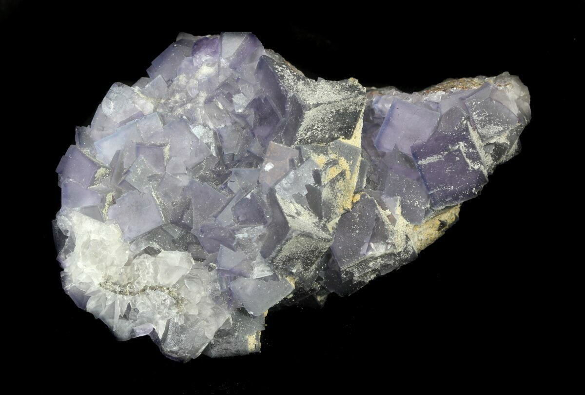 3.3" Dark Purple, Cubic Fluorite - China For Sale (#33708) - FossilEra.com