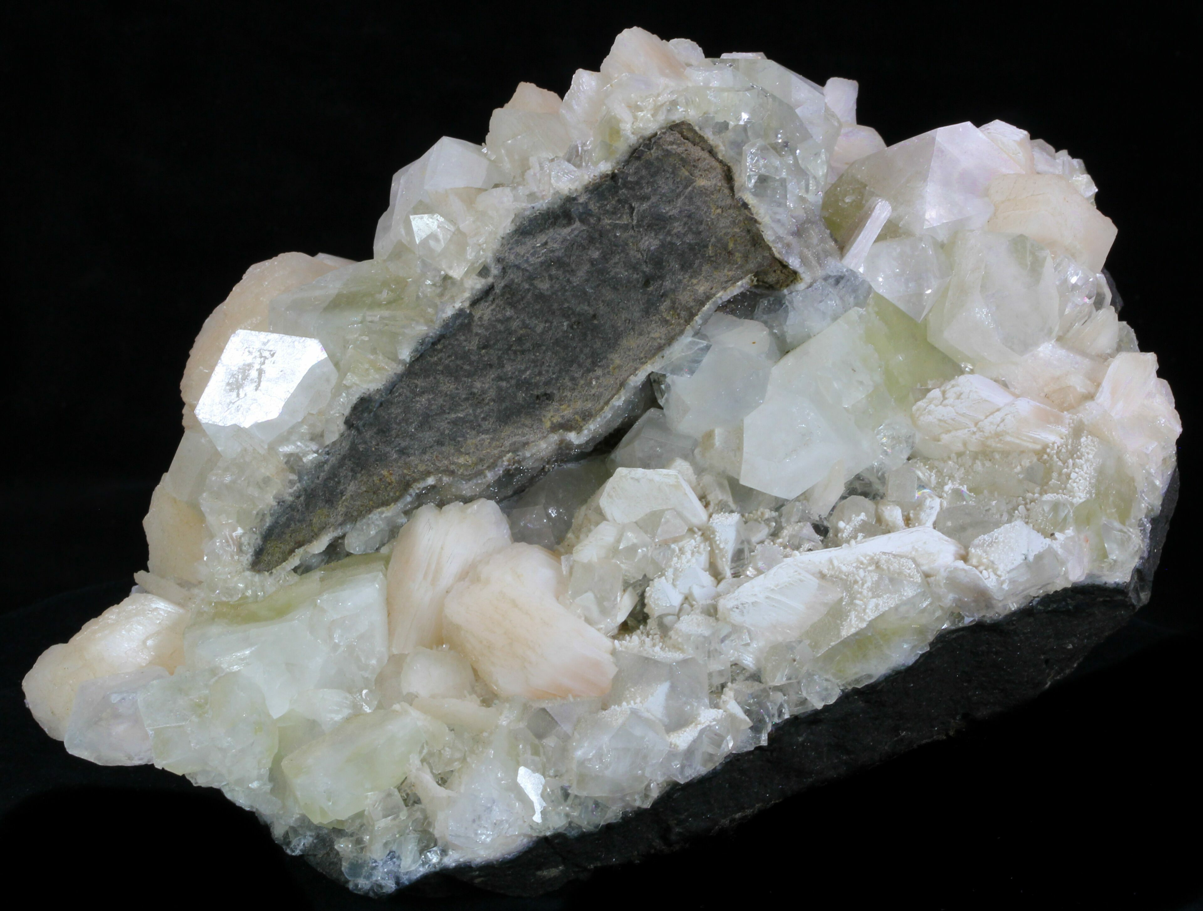 9.8" Peach Stilbite & Apophyllite Crystal Cluster For Sale (#33922 ...