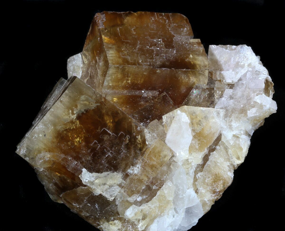 2.45" Cubic, Honey-Brown Fluorite - White Rock Quarry, Ohio For Sale ...