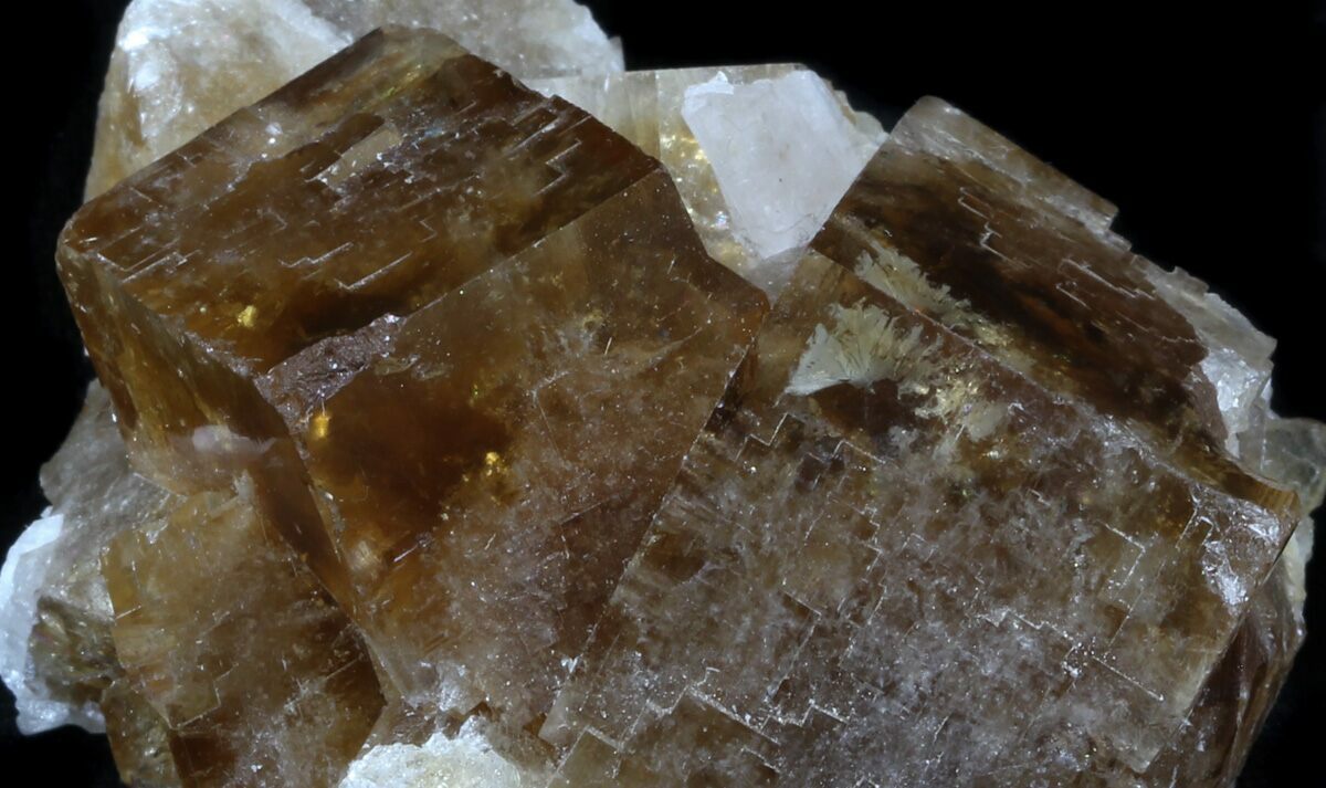 2.45" Cubic, Honey-Brown Fluorite - White Rock Quarry, Ohio For Sale ...