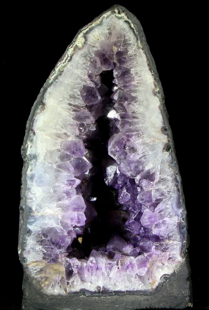 14.7" Dark Amethyst Geode From Brazil - 38 lbs For Sale (#34437 ...