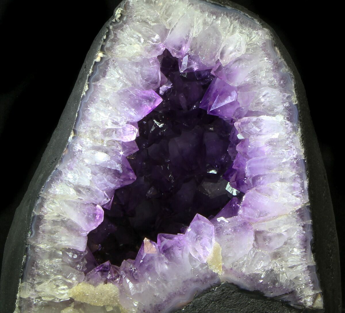 10.7" Dark Amethyst Geode From Brazil - 40 lbs For Sale (#34441 ...