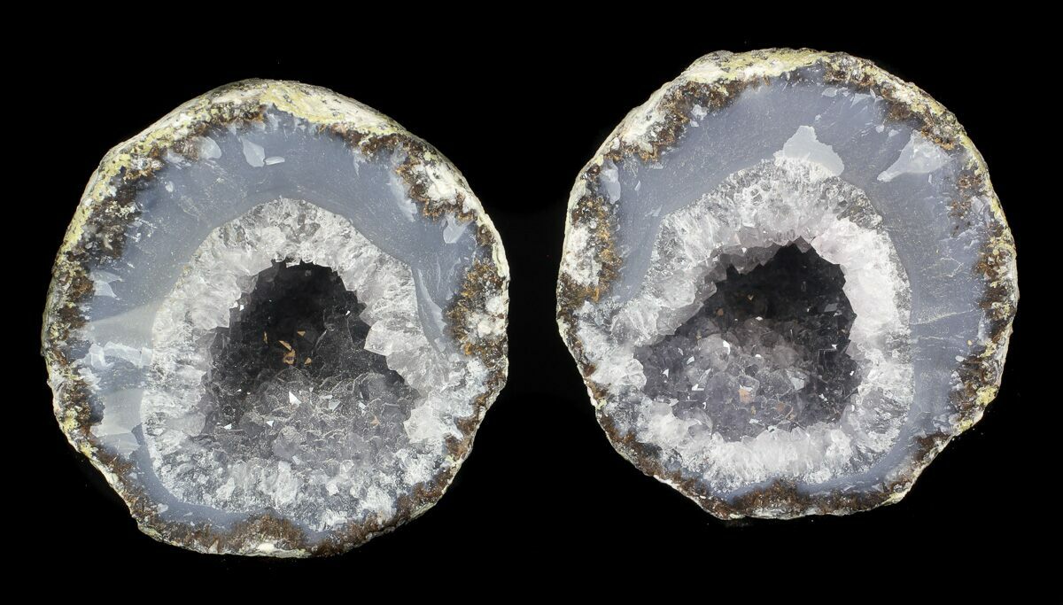 3" Las Choyas Geode With Quartz & Blue Chalcedony For Sale (#36219 ...
