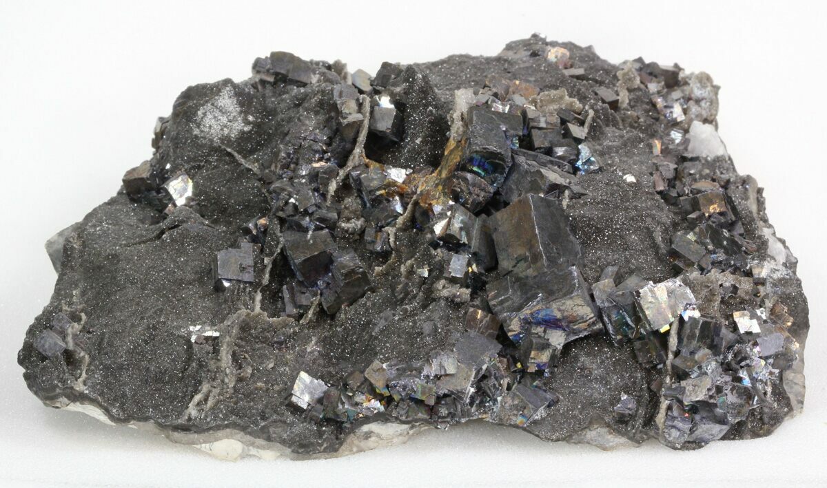 Galena Cubes on a Microcrystal Matrix - Missouri For Sale (#40609 ...