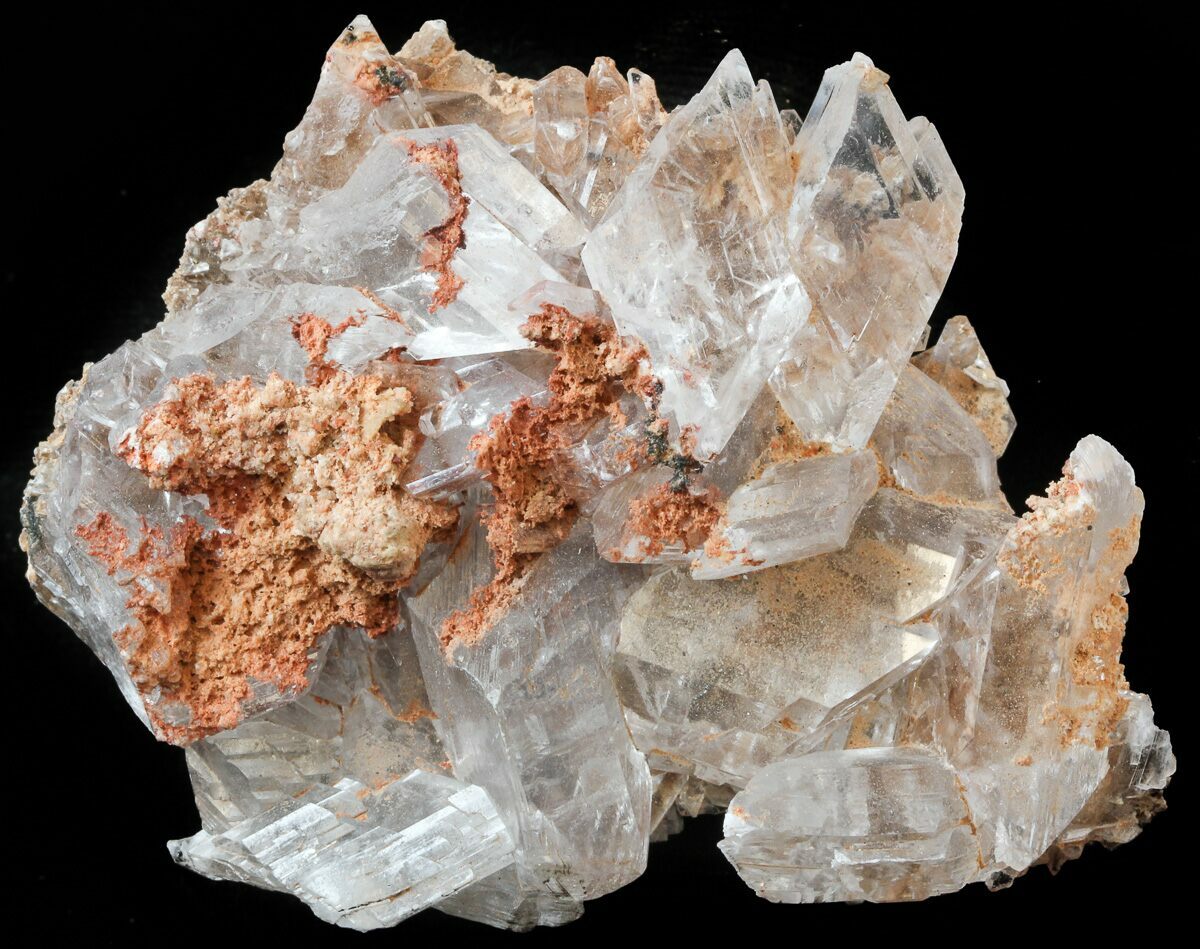 3.4" Water-Clear Selenite Crystals in Matrix - Mexico For Sale (#45199 ...