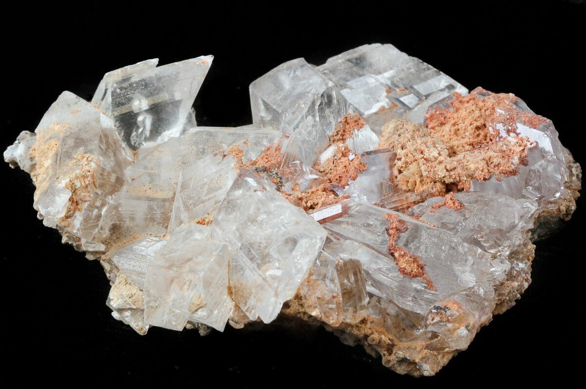 3.4" Water-Clear Selenite Crystals in Matrix - Mexico For Sale (#45199 ...