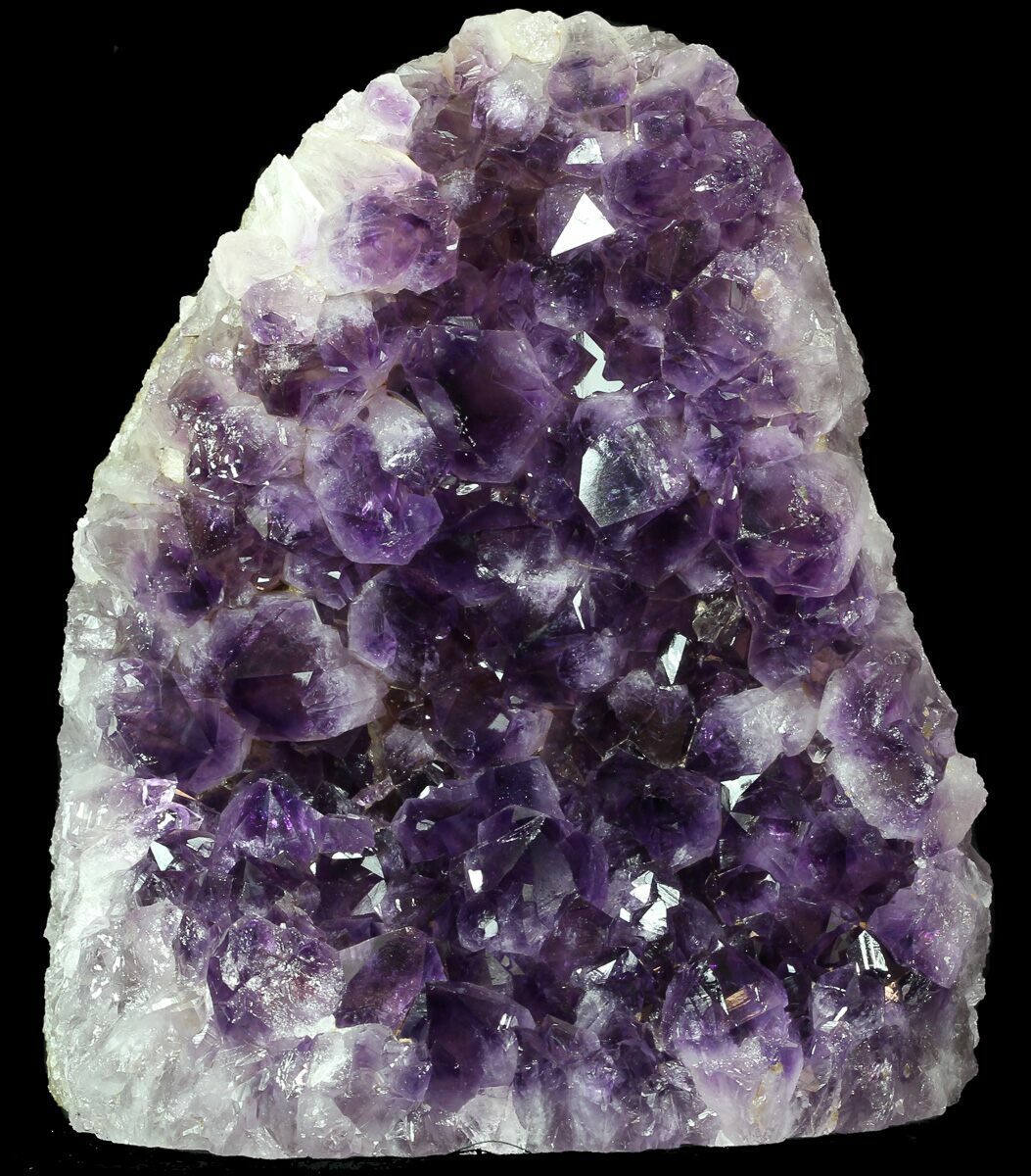 7.5" Dark Purple Amethyst Cluster On Wood Base For Sale (#46255 ...