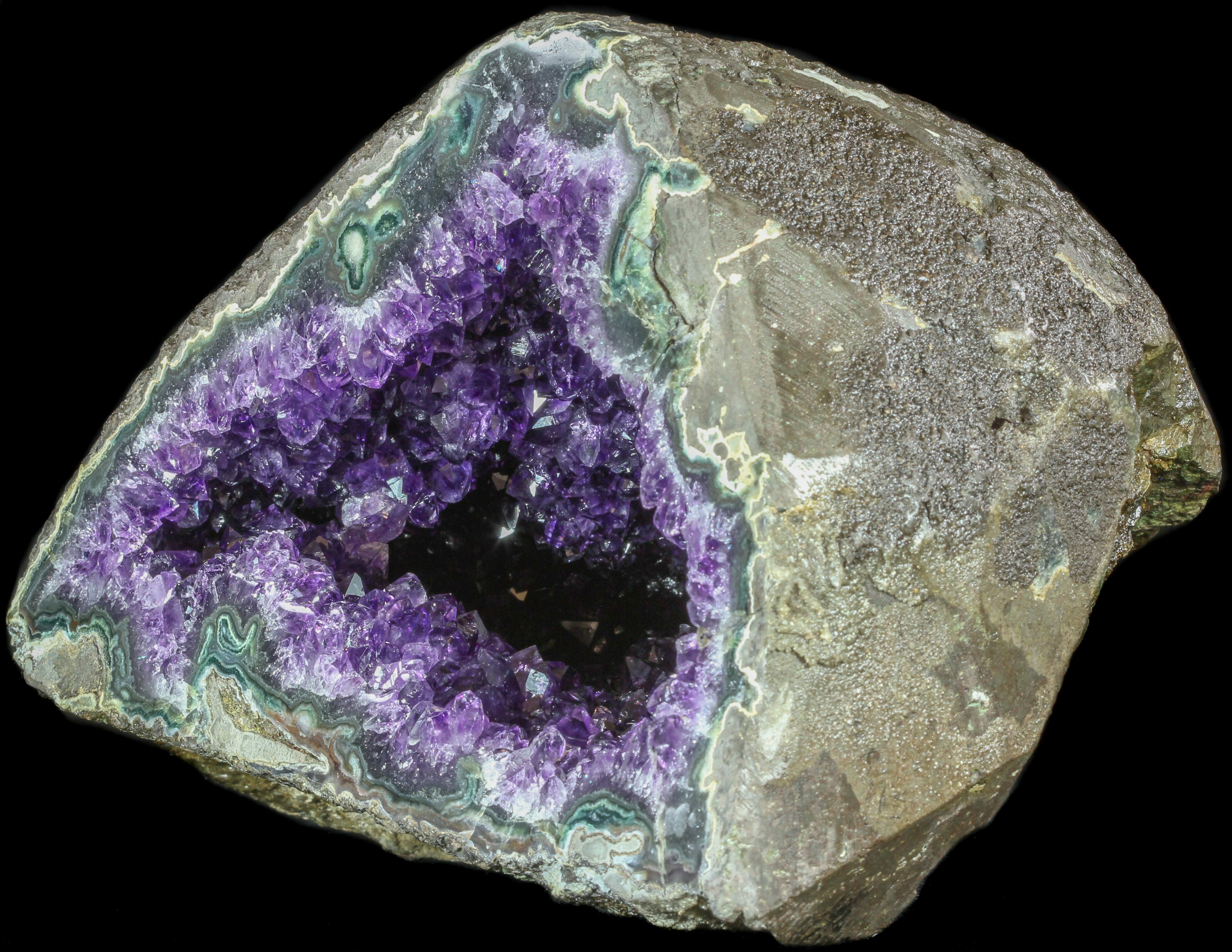 9.2" Amethyst Crystal Geode - Uruguay For Sale (#50199) - FossilEra.com