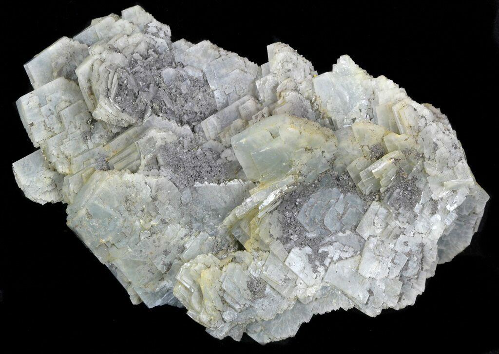 3.6" Tabular, Blue Barite Crystal Cluster - Morocco For Sale (#57161 ...