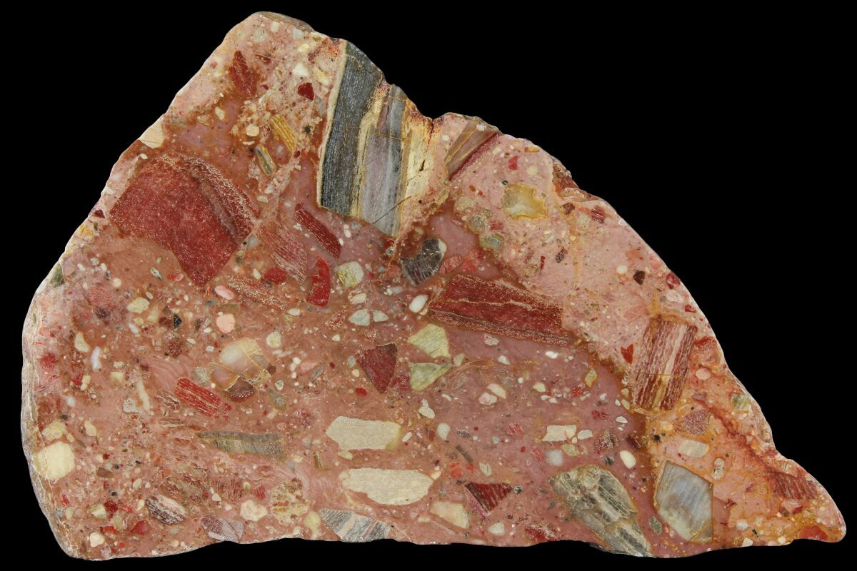 5.8" Polished Chert Breccia Slab - Western Australia For Sale (#95440 ...