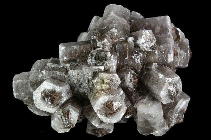 2.4" Hexagonal, Columnar Calcite Crystal Cluster - Fluorescent! For ...