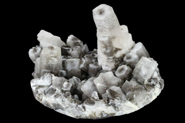 4.4" Hexagonal, Columnar Calcite Crystal Cluster - Fluorescent! For ...