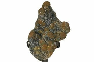 Pyrolusite Spray In Quartz Geode - Exceptional Specimen For Sale ...